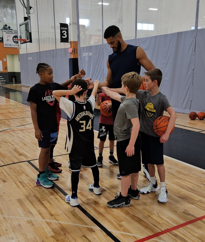 Josh Duncan basketball training